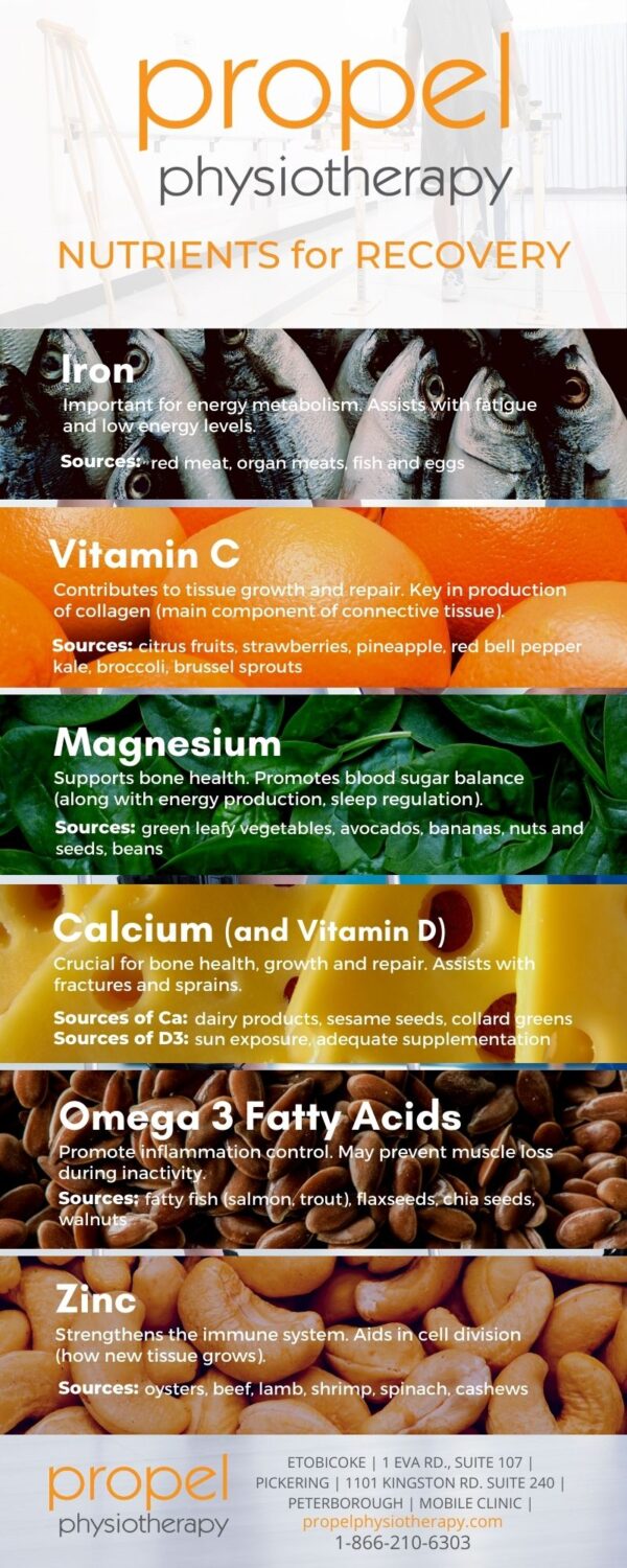 Nutrition for Recovery - Propel Physiotherapy Peterborough